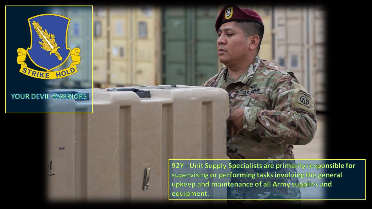 ARMY MATERIAL AND SUPPLY MANAGER | What Life in the Army is really like.